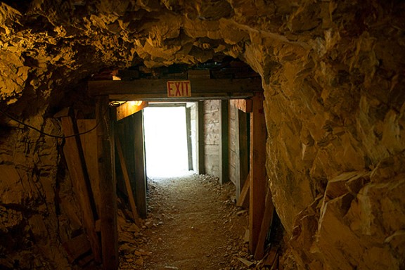 Mining-Exit - Sierra Silver Mine Tour